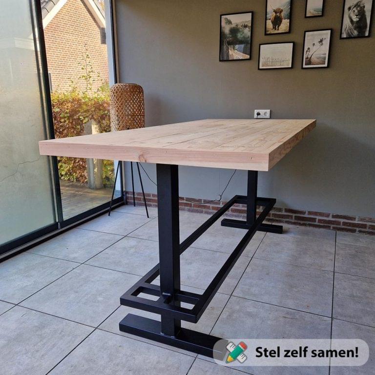 Industriele bartafel - Goedkope Steigerhouten Meubelen